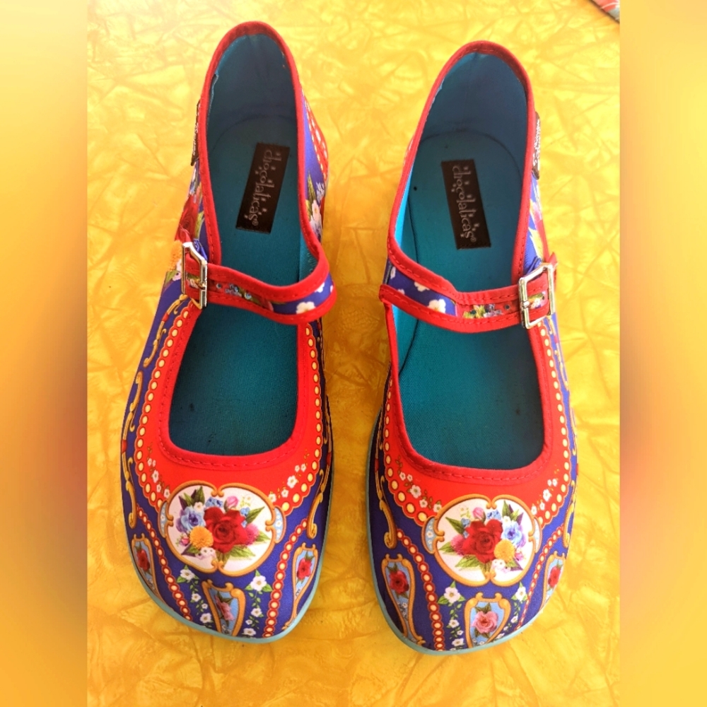 Hot Chocolate Design Carousel Mary Janes - Gem